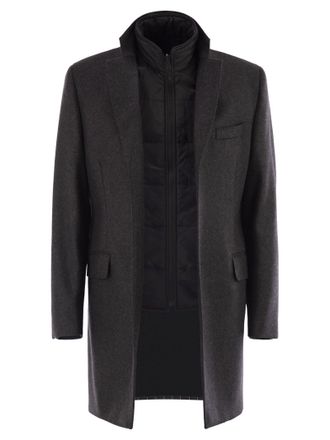 Fay Double Coat en laine et tissu en cachemire