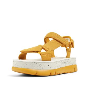 Camper Damen Oruga Up K200851 Sandal, Mittelorange 021, 38 EU