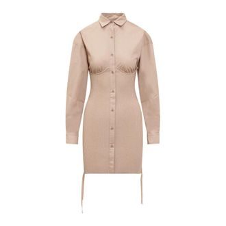 ADĀMO Andrea Adamo Shirt Kleider - - Dresses - Damen - Beige - XS