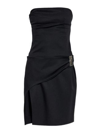 The Attico Robe Au Genou - Noir
