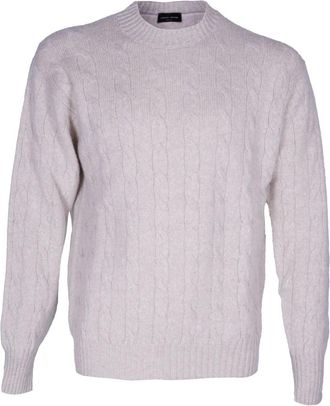 Roberto Collina Homme, Pulls, Gris, Taille: L Maille Ras du Cou