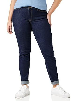 Lee Scarlett Jeans, Solid Blue, 24W / 31L Femme