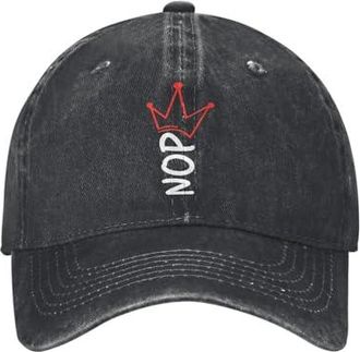 Generic Casquette Homme, No Kings nop Casquette de Baseball d&eacute;contract&eacute;e pour Adolescents Unisex, randonn&eacute;e Estivale, p&ecirc;che, Casquettes Hip-hop, Casquettes de