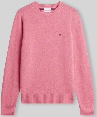 Tommy Hilfiger Regular Fit Pullover aus Lammwoll-Mix