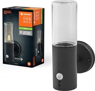 Ledvance Ledvance ENDURA CLASSIC FIGO CYL W SEN Außenleuchte, Wandleuchte, dunkelgrau, Edelstahl, einfache & schnelle Installation, IP44, Bewegungsmelder, Tage