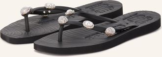 Sleepers Sleepers Zehentrenner Pearl Ibiza Mit Schmucksteinen schwarz