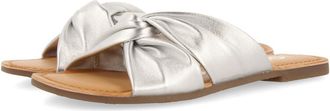 Gioseppo Damen Agira Flache Sandale, Silber, 41 EU