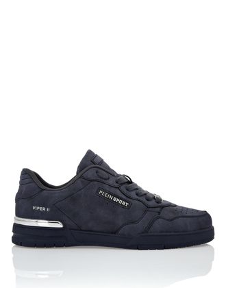 Plein Sport Nabuk Eco Leder Lo-Top Turnschuhe