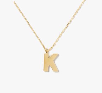 Kate Spade New York Kate Spade Fine Love Letter Anh&auml;nger Mit Initiale K