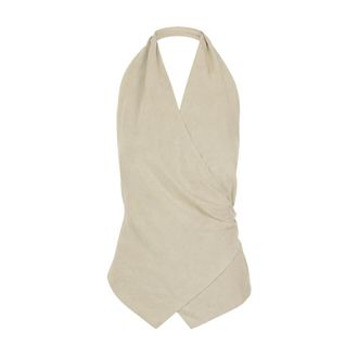 Cortana Sof&iacute;a Top - - Tops - Damen - Beige - XS