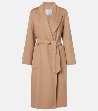Max Mara Manteau en poil de chameau &agrave; ceinture