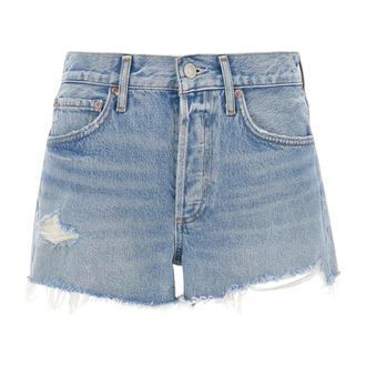 A Gold E Femme, Shorts, Bleu, Taille: W24 Parker Vintage Cut Off Short
