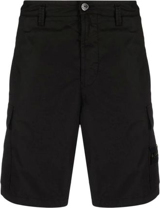 Stone Island Homme, Shorts, Noir, Taille: W36 Shorts d&eacute;contract&eacute;s