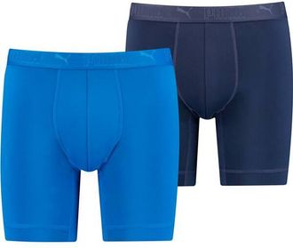 Puma Herren Unterhose SPORT MICROFIBER LONG BOXER 2P