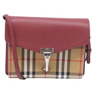 Burberry Pre-owned Derby House Check Small Macken Crossbody Bag - Femme - Pre-owned - Multicolore - Taille: ONE Size