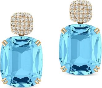 Goshwara boucles doreilles pendantes en or 18ct