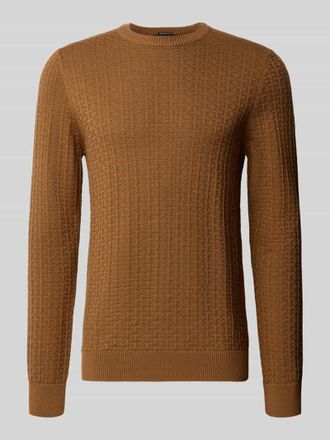 Strellson Regular Fit Pullover aus reiner Baumwolle Modell Adrian
