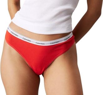 Calvin Klein Slip Br&eacute;silien Femme Sous-V&ecirc;tement, Rouge (Molten), S