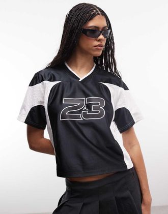 Nike Jordan Top en jersey - Noir et blanc