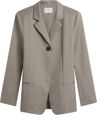 St.Agni Femme, Vestes, Gris, Taille: 40 FR 90s Wool Blazer Doe