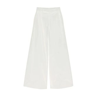 Federica Tosi Pantalone 5 Tasche Wide - - Trousers - Damen - Wei&szlig; - XS