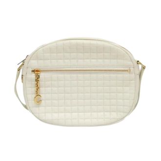 Celine Pre-owned Cuir sacs-celine - Femme - Pre-owned - Blanc - Taille: ONE Size