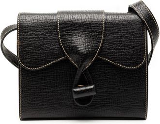 Loewe Hobo Bags - Leather Toggle Flap Crossbody - Gr. unisize - in Schwarz - f&uuml;r Damen