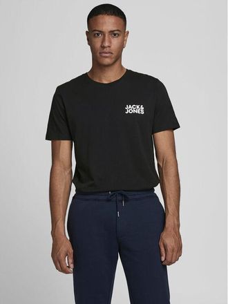 Jack & Jones Jack & Jones T-Shirt Corp Logo 12151955 Schwarz Slim Fit