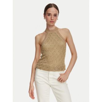 Guess Top W6YR34 Z1032 Goldfarben Regular Fit