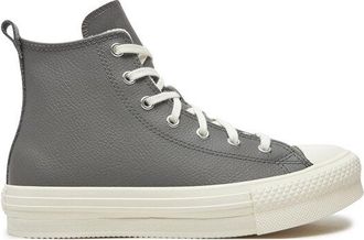 Converse Sneakers aus Stoff Chuck Taylor All Star EVA Lift Platform A09259C Grau