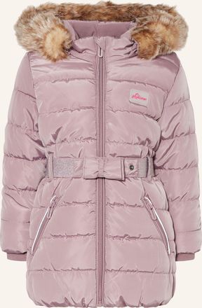 s.Oliver S.Oliver Red Steppmantel Mit Abnehmbarer Kapuze lila