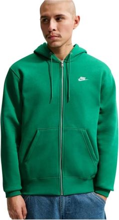 Nike Homme, Sport, Vert, Taille: XL Club Full-Zip Fleece Sweat &agrave; capuche