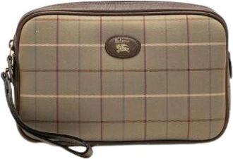 Burberry Pre-owned Canvas Clutch - - Pre-owned - Damen - Braun - ONE SIZE