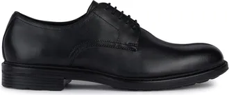 Geox Schnürschuhe Walk Pleasure, Glattleder, Schwarz, Herren EU 43