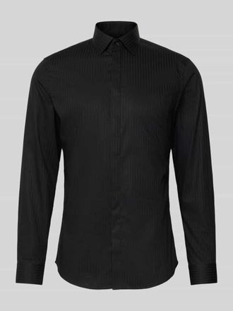 Jake*s Slim Fit Business Hemd aus Baumwolle mit Kentkragen
