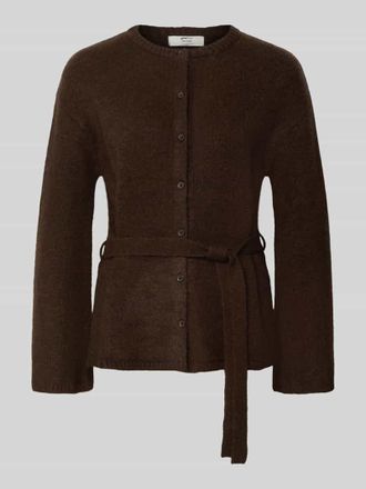 Gina Tricot Cardigan mit Woll-Anteil und Bindeg&uuml;rtel