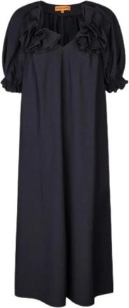 Stine Goya Femme, Robes, Bleu, Taille: 36 FR Puff Sleeve Detail Long Dress