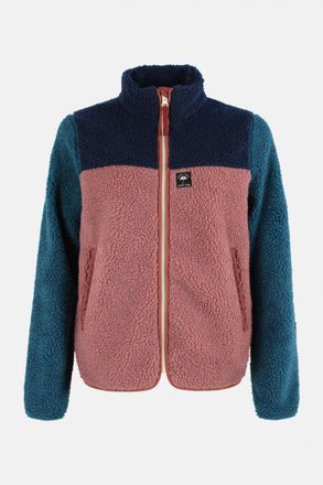 Danef&aelig; Fleecejacke Danebirk Damen Dunkelblau Rosa T&uuml;rkis