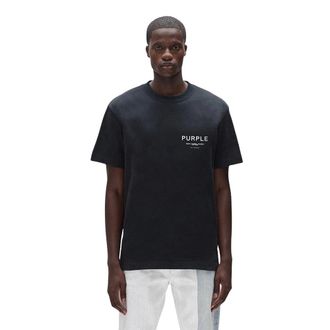 Purple Tee Cities - - Tops - Herren - Schwarzk - M