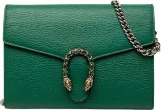 Gucci Pre-owned Dionysus - Femme - Pre-owned - Vert - Taille: ONE Size