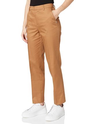 Scotch & Soda Maison Damen ABOTT-Regular Fit Chino-Organic Cotton Hose, Sand 0137, 32W / 34L