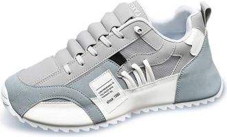 Generic Qynthra Baskets Mode Semelle &eacute;paisse Homme, empi&egrave;cements en PU & Mesh, Semelle PVC l&eacute;g&egrave;re, Chaussures Sport pour Marche & entra&icirc;nement,Gris,47 EU