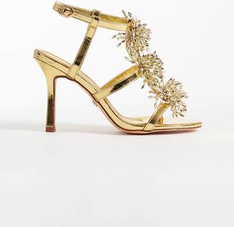 Azalea Wang Azalea Wang - Aliza - Sandaletten in Gold-Goldfarben