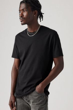 Levi's T Shirt Slim À Col Ras Du Cou Lot De 2 - Homme - Noir / Black - 2XL