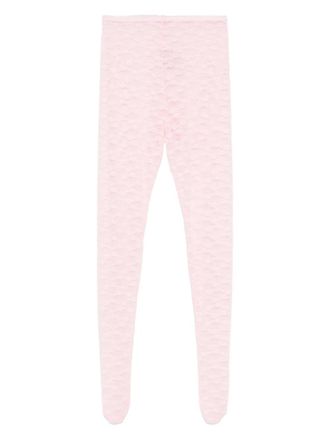 Self Portrait collants en dentelle - Rose