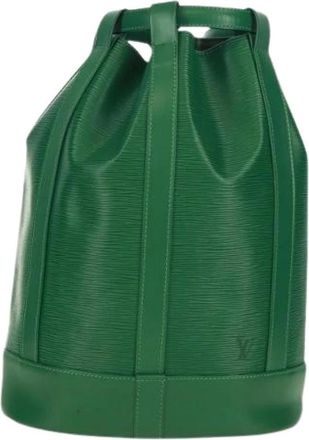 Louis Vuitton unisex, Pre-owned, Vert, Taille: ONE Size Sac &agrave; dos en cuir Pre-owned