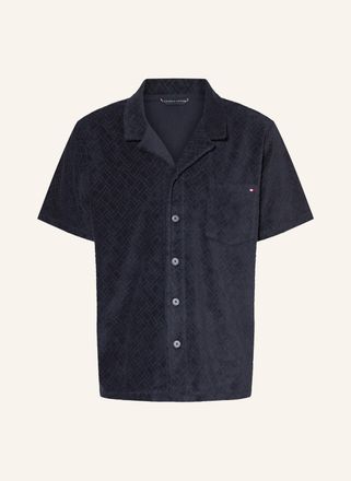 Tommy Hilfiger Resorthemd Comfort Fit Aus Frottee blau