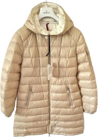 Moncler Beige Amintore Padded Coat Size S