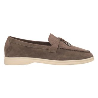 Estro & Luminara Femme, Chaussures, Brun, Taille: 40 EU Velour Tassel Mocassins