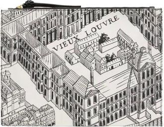 Inou&iuml; Editions Femme, Sacs, Multicolore, Taille: ONE Size Pochette Louvre